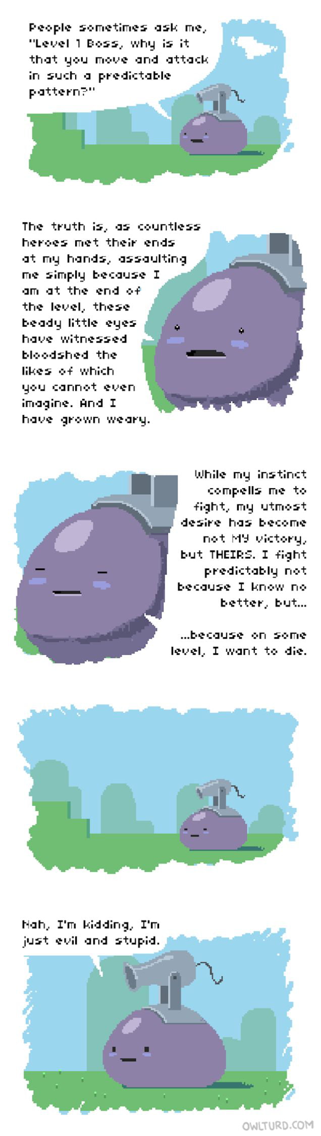 Level 1 bosses... Why u so weak?! - 9GAG