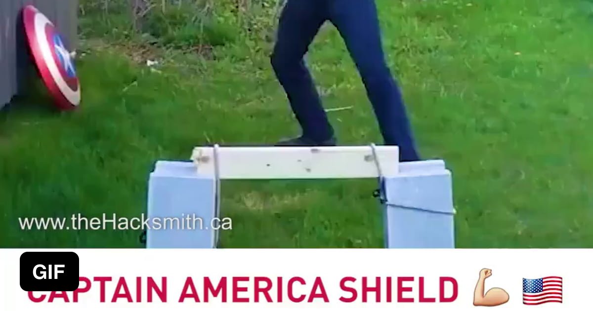 Real life Captain America shield (1:16) - 9GAG