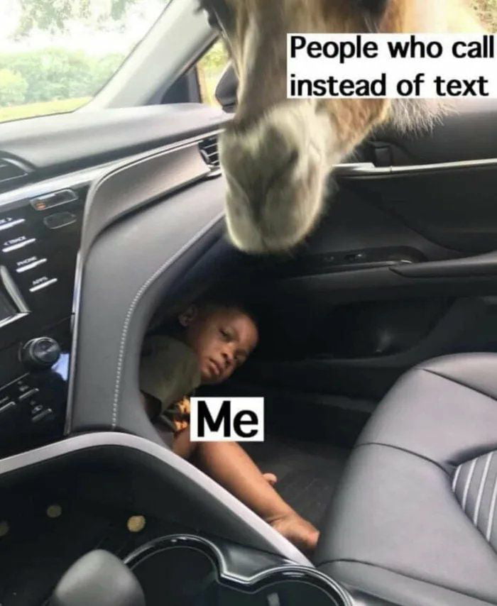 Please text before calling. - 9GAG