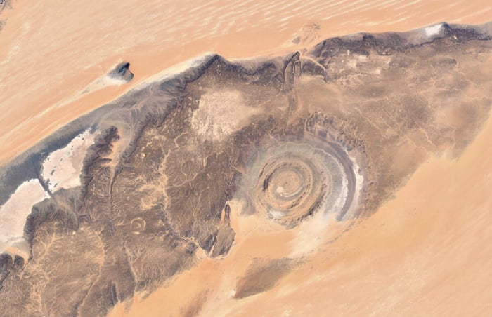 The Richat Structure aka Eye of the Sahara - 9GAG