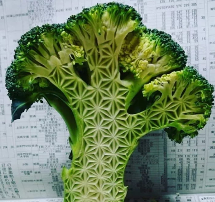 Broccoli demon in his final form about to cast a spell - 9GAG