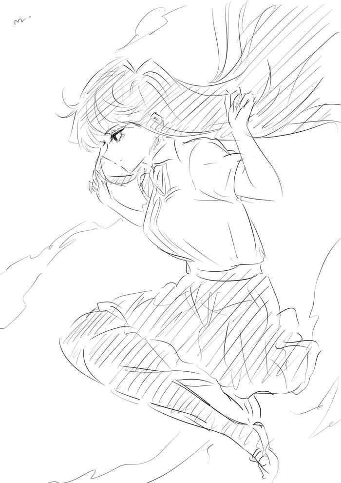 Komi dropping from the sky in the OP - 9GAG