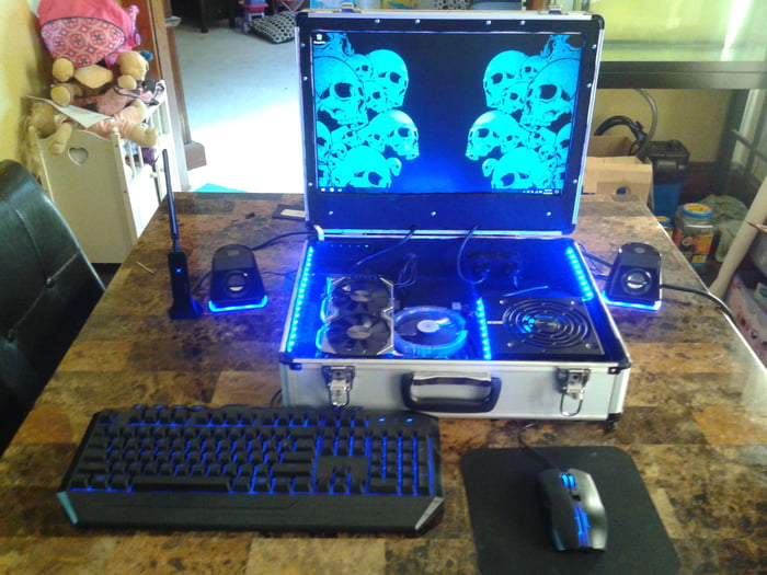 Portable Briefcase Rgb PC Build FX 8320e zotec gtx 1060 from 2016 by ...