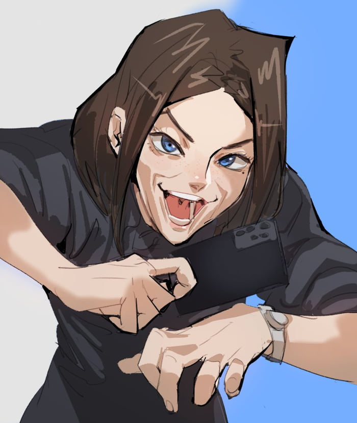 Here's a pic of Sam that won't get you bonked. - 9GAG