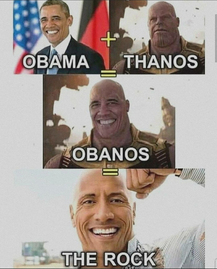 Dwayne Obama "the Thanos" Johnson - 9GAG