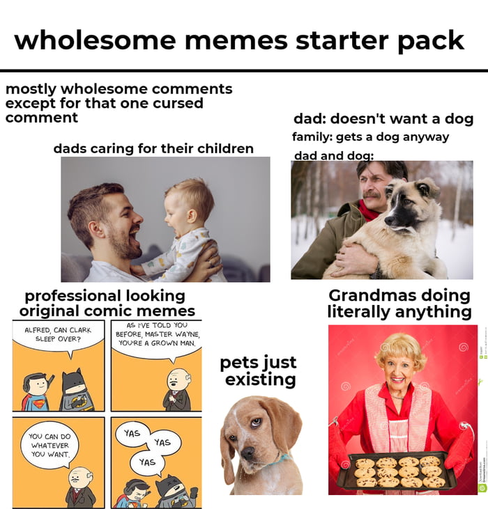 Wholesome memes starter pack - 9GAG