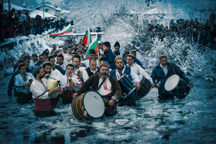 Just a Bulgarian tradition on Sixth of January called "Yordanov den" or ...