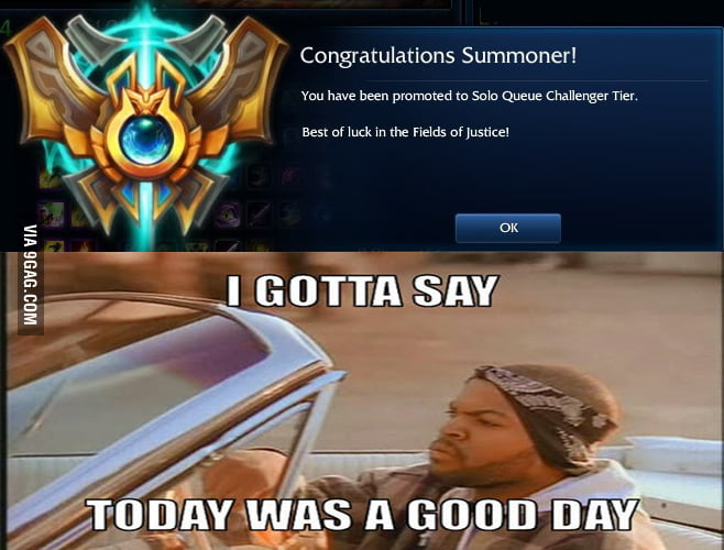 Oh yeah, LoL players can relate how good it feels after whole soloQ day ...