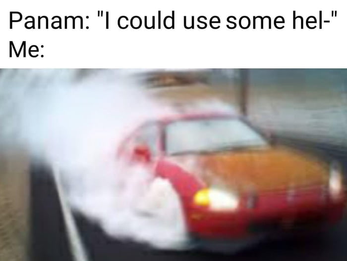 Any one drop everything to simp for Panam? - 9GAG