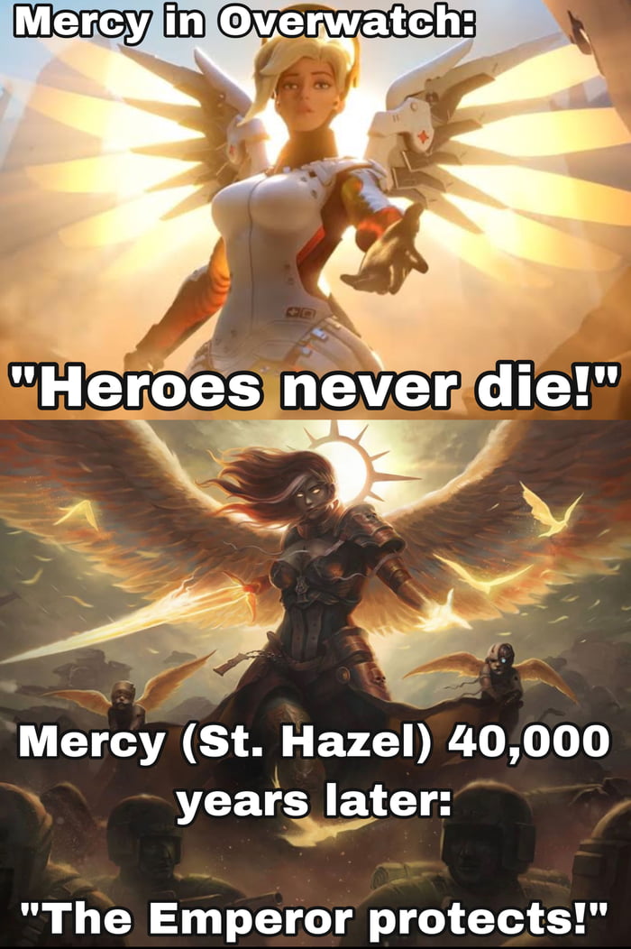 Who did it better? Overwatch or Warhammer 40k? - 9GAG