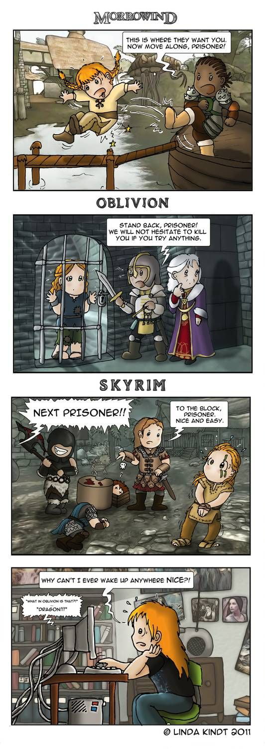Elder Scrolls be like. - 9GAG