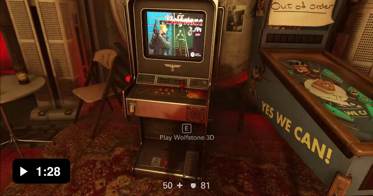 Billy blazkowicz is amazed by original wolfenstein 2 graphics..!! - 9GAG