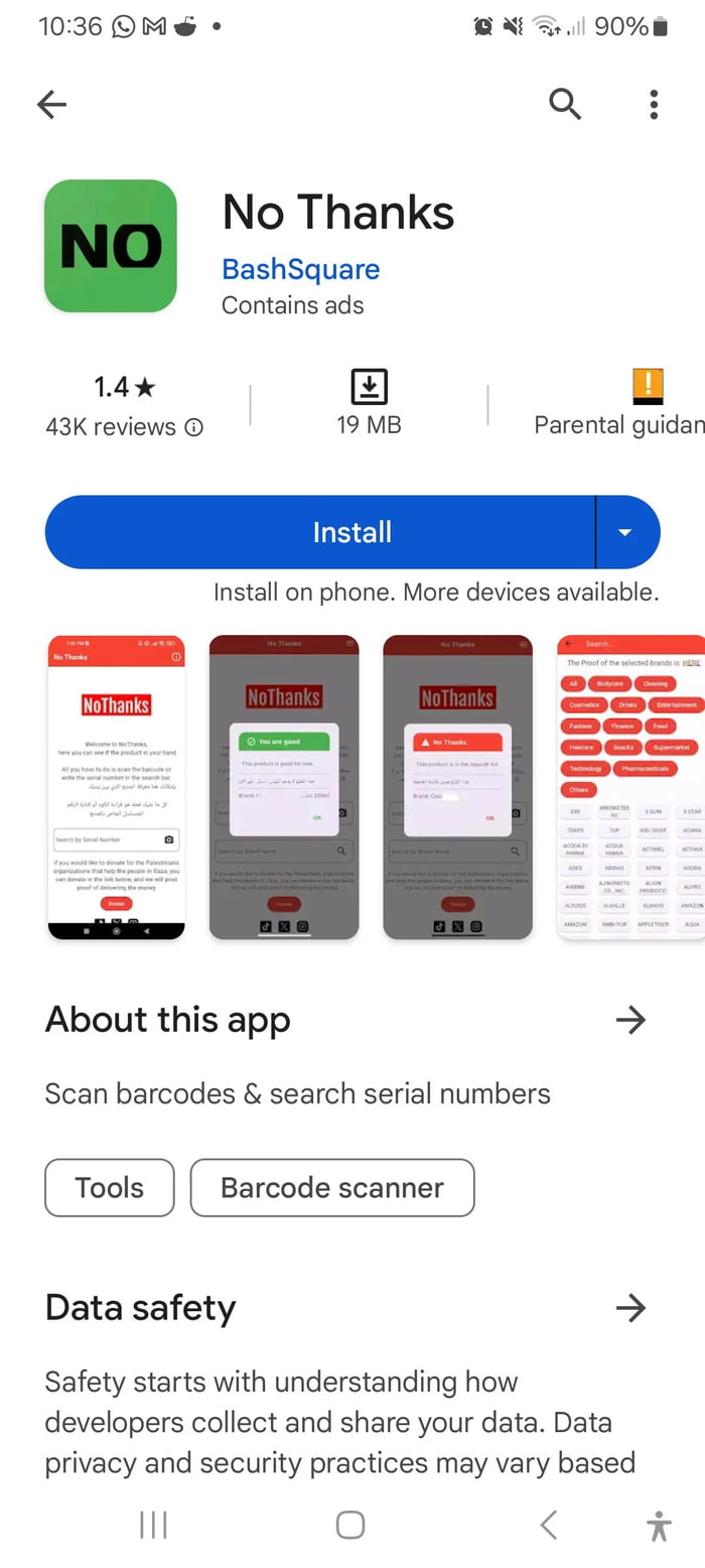 New app called "No Thanks" intended to help r@cists boycott Israeli ...