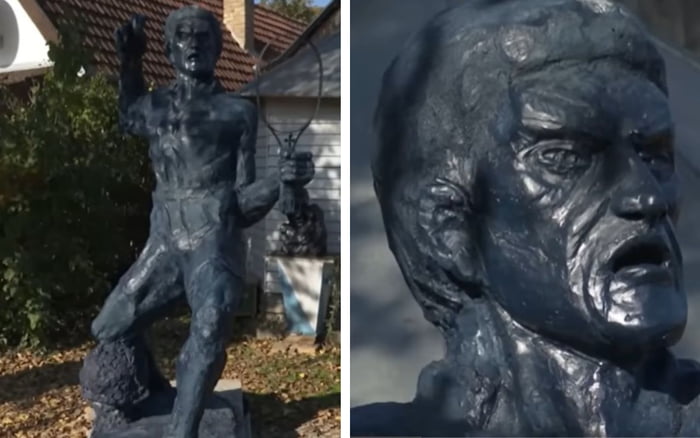 Novak Djokovic new monument - 9GAG