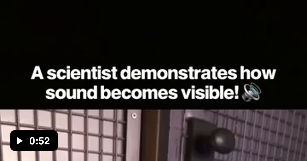 Imagine the sound is visible... - 9GAG