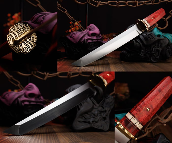 Custom tanto with mammoth ivory - 9GAG