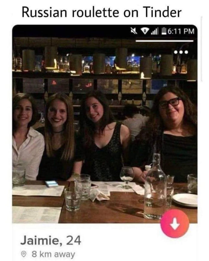 Never trust a group picture on tinder. - 9GAG