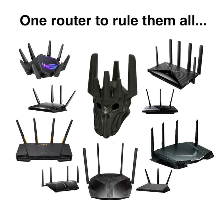One router to rule them all! - 9GAG