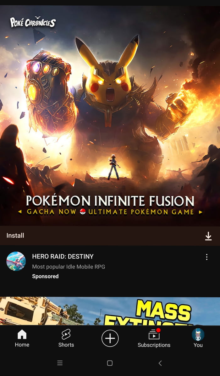 Youtube ads are wild - 9GAG