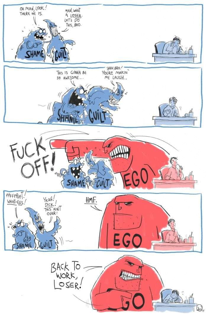 When moderate ego is good - 9GAG