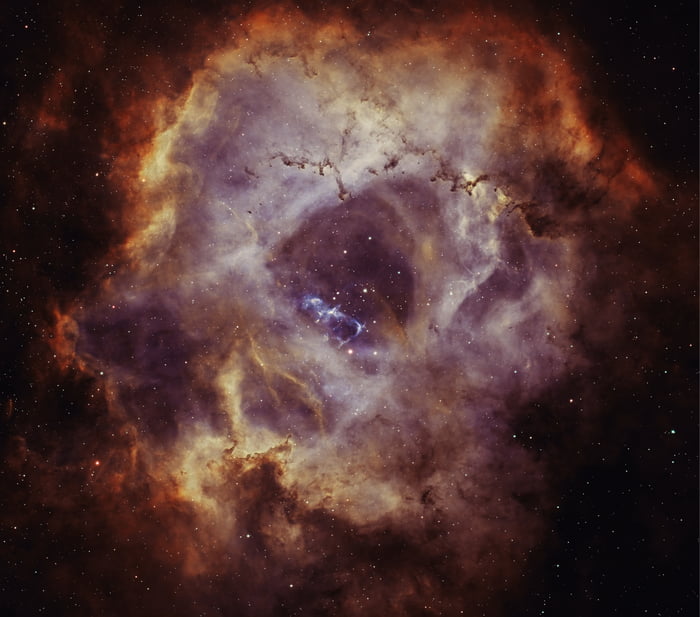 Rosette Nebula 5000 Light-years from earth. It's a star forming region ...