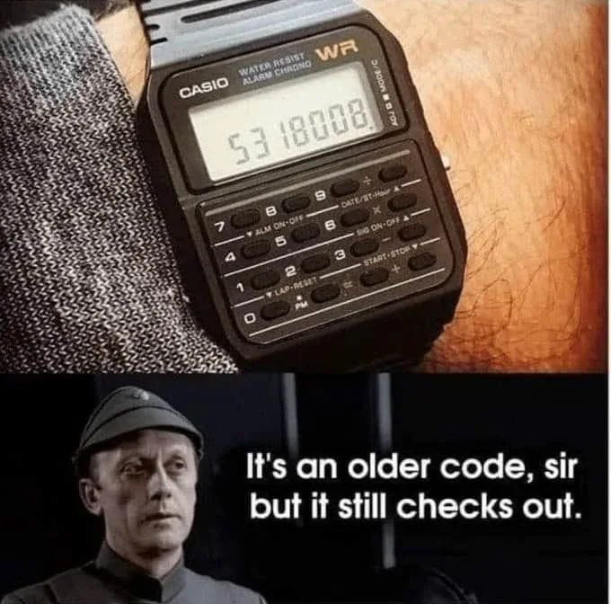 It's an old code - 9GAG