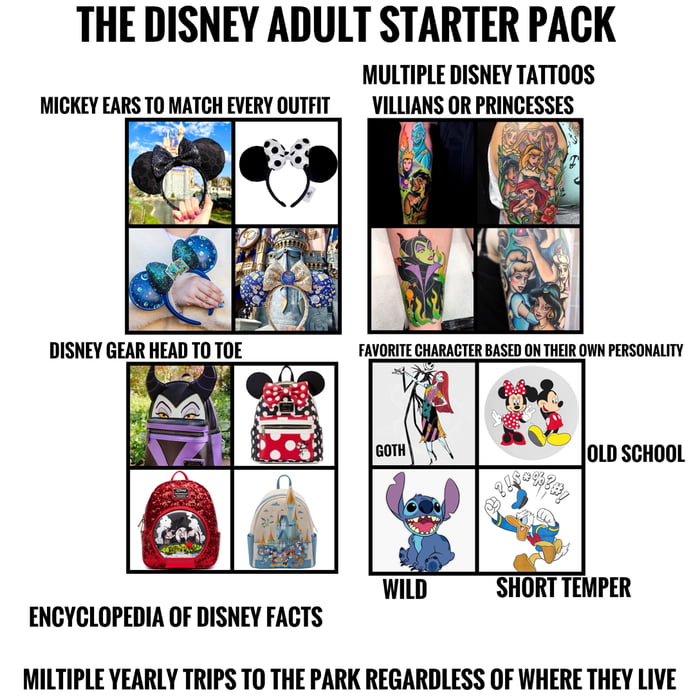 The Disney Adult Starter Pack - 9GAG