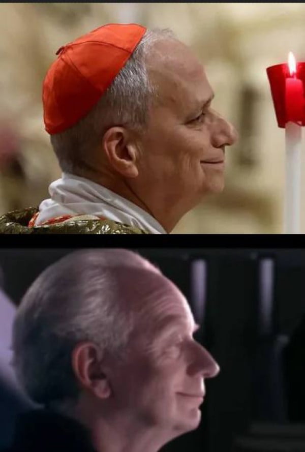 They choose emperor palpatine as new pope - 9GAG