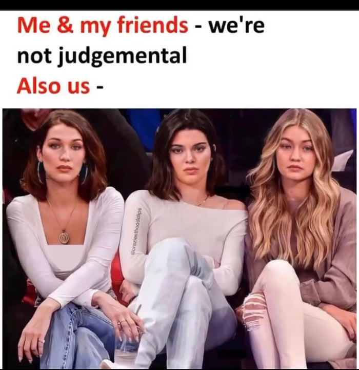 When you claim no judgment, but your face says otherwise - 9GAG