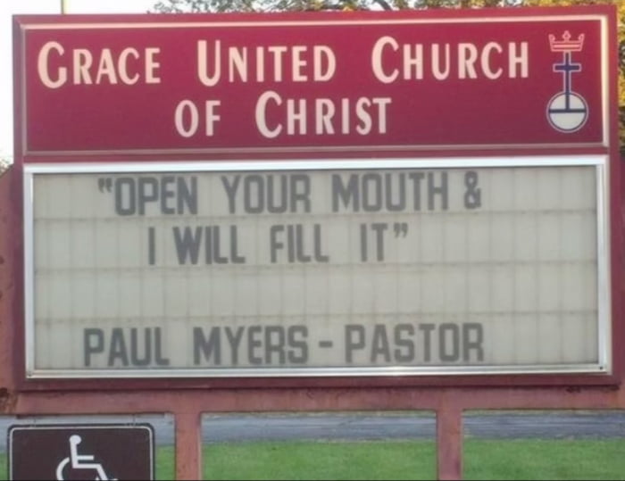 Amen my Lord I will open my mouth for your love and grace - 9GAG