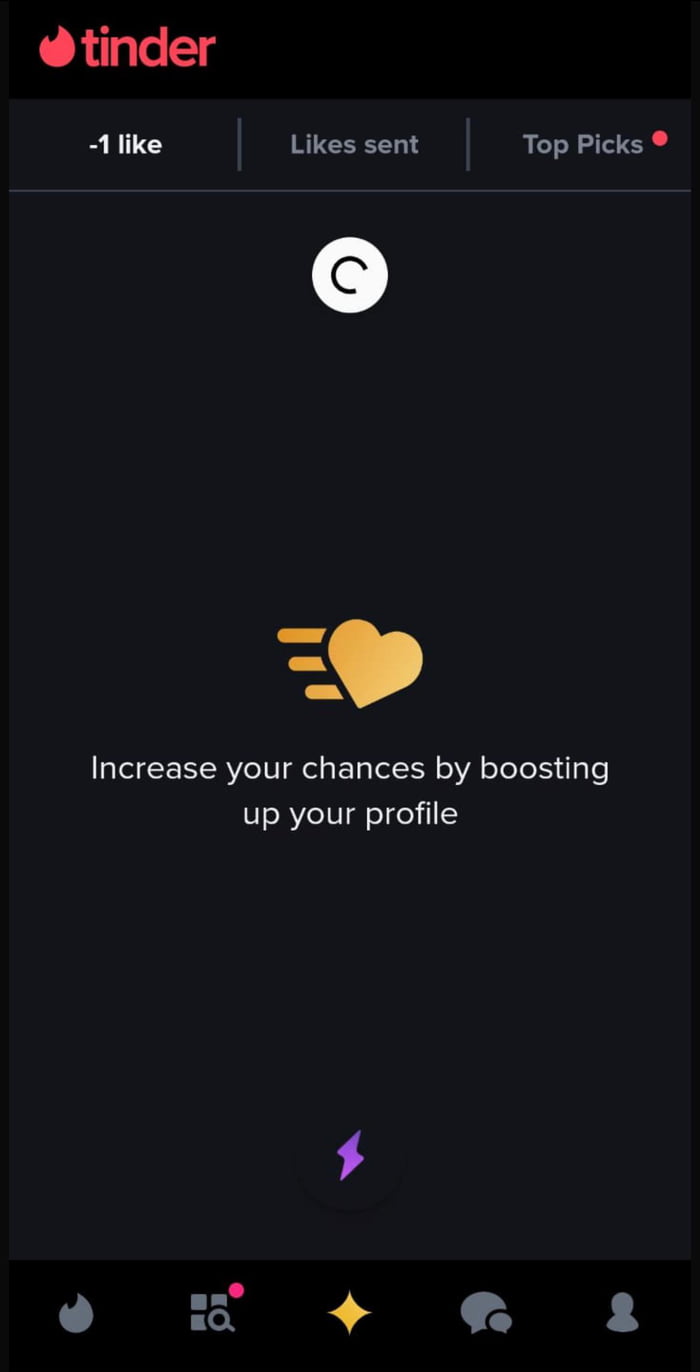 Avarage guy tinder experience (-1 like) - 9GAG