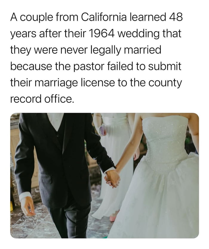 Married for decades, technically just dating. - 9GAG