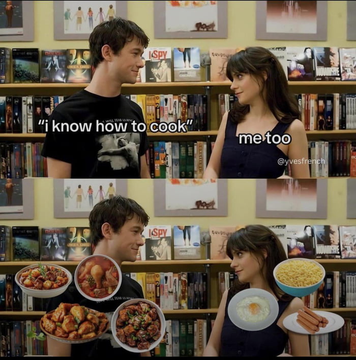 We have different definitions of 'cooking' - 9GAG