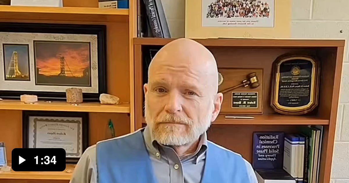 Radon creation from radioactive decay. - 9GAG