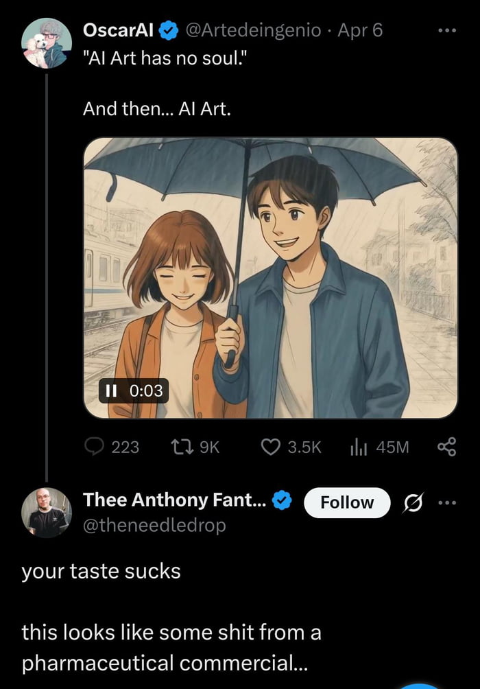 Anthony Fantano weighs in on AI Art... - 9GAG