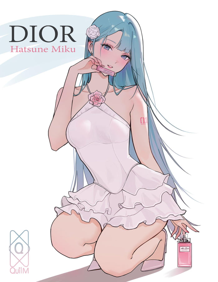 Hatsune Miku, but make it high fashion. - 9GAG