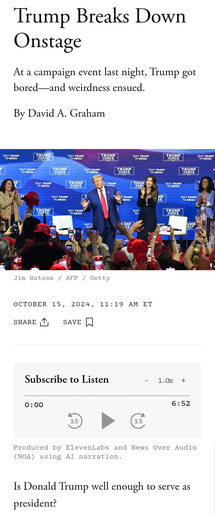 “I’m a little despot, rich and loud; this is my dancing, this is my crowd.” - 9GAG