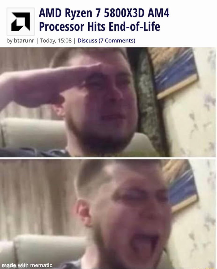 RIP Goat AMD processor - 9GAG