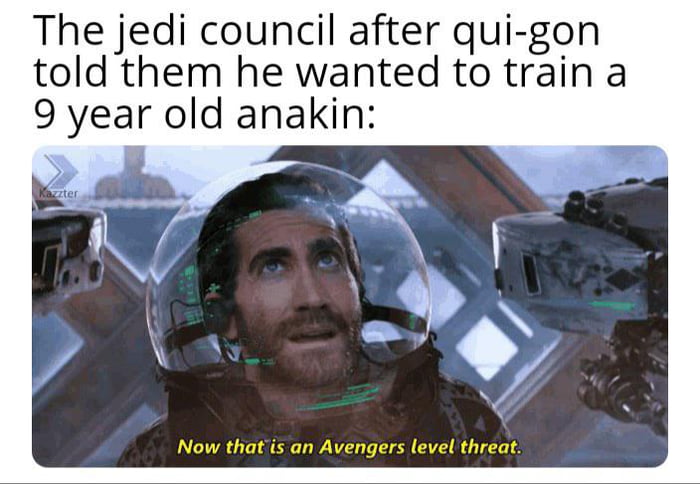 Bigger threat than the sith lord running around - 9GAG