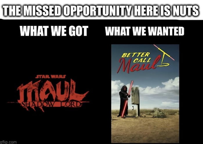 Better call Maul - 9GAG