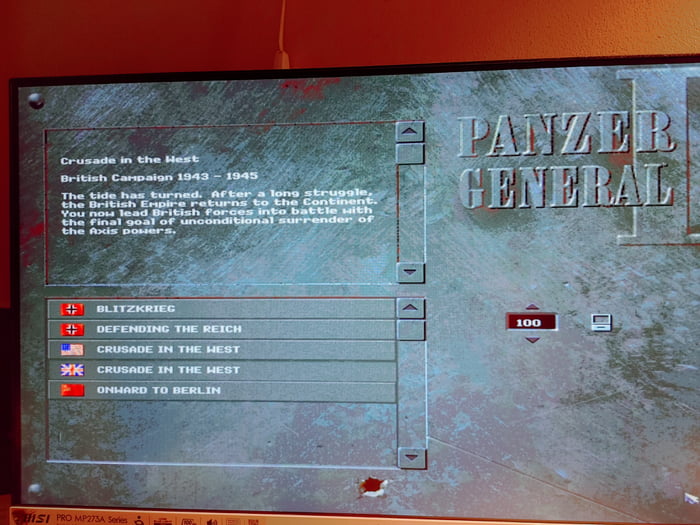 Go old school or Go home. SSI Panzer General 2 from GOG Galaxy. 1200 hrs since last update ...