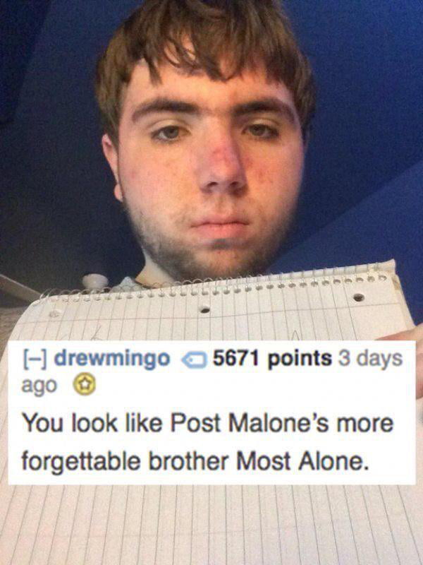 His hit single would be "too old" like post malone's single "too young" - 9GAG