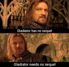My thoughts on the upcoming gladiator sequel. - 9GAG