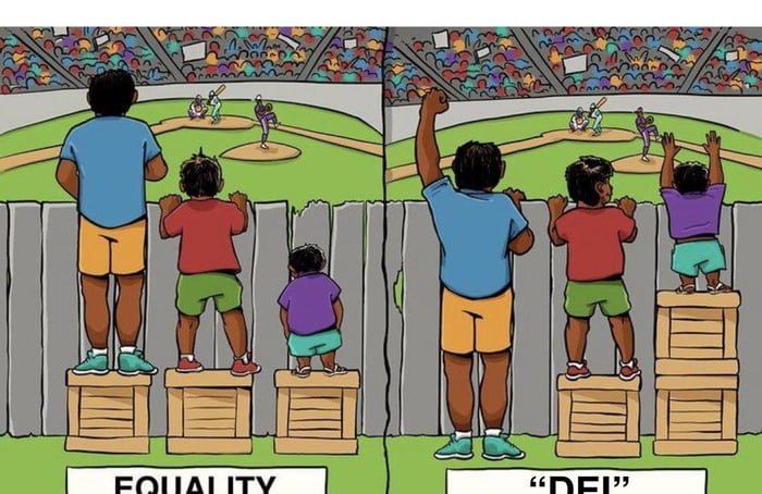 “Merit-based” vs. DEI - 9GAG