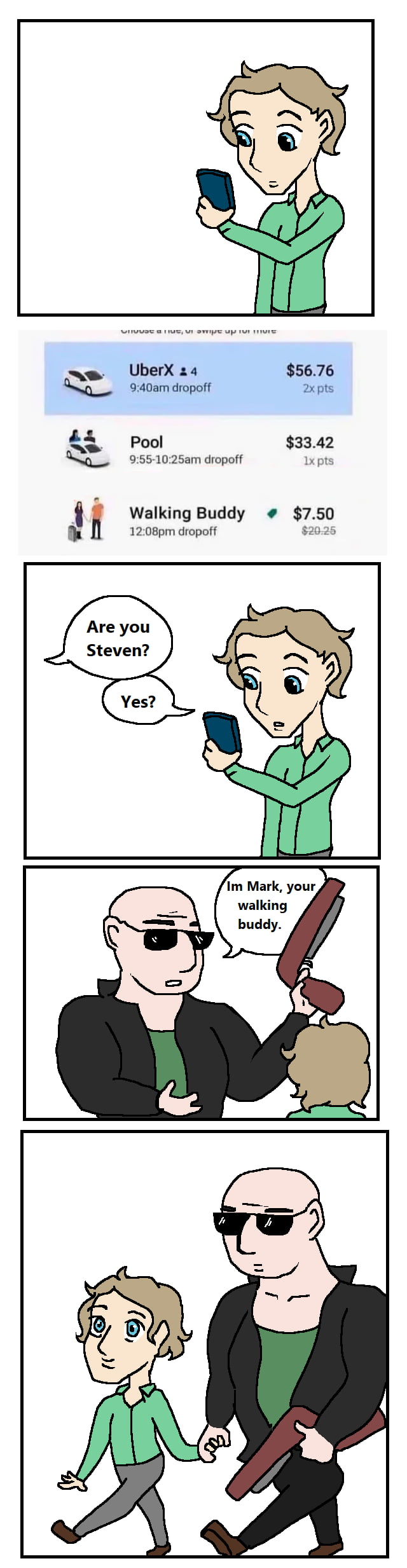 Walking buddy - 9GAG