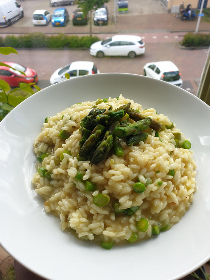 Homemade asparagus risotto - 9GAG