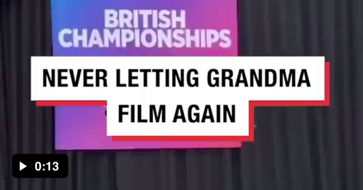 Never letting grandma film again - 9GAG