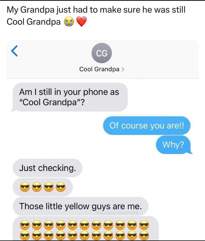 Grandpa's still young - 9GAG