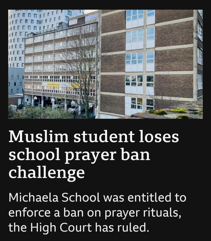 No prayers in secular school. - 9GAG