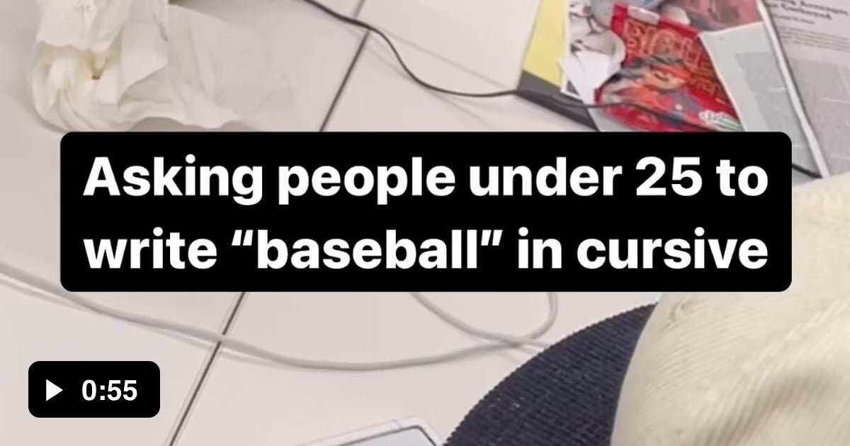 Gen-Z tries writing by hand - 9GAG